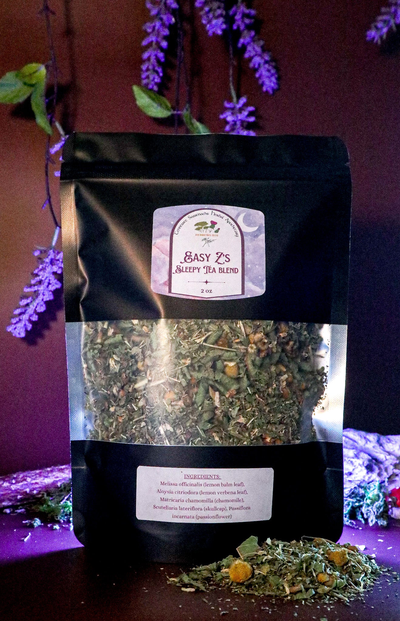 Easy Z's Sleepy Tea Blend – Tennessee Sassenachs Herbal Apothecary LLC