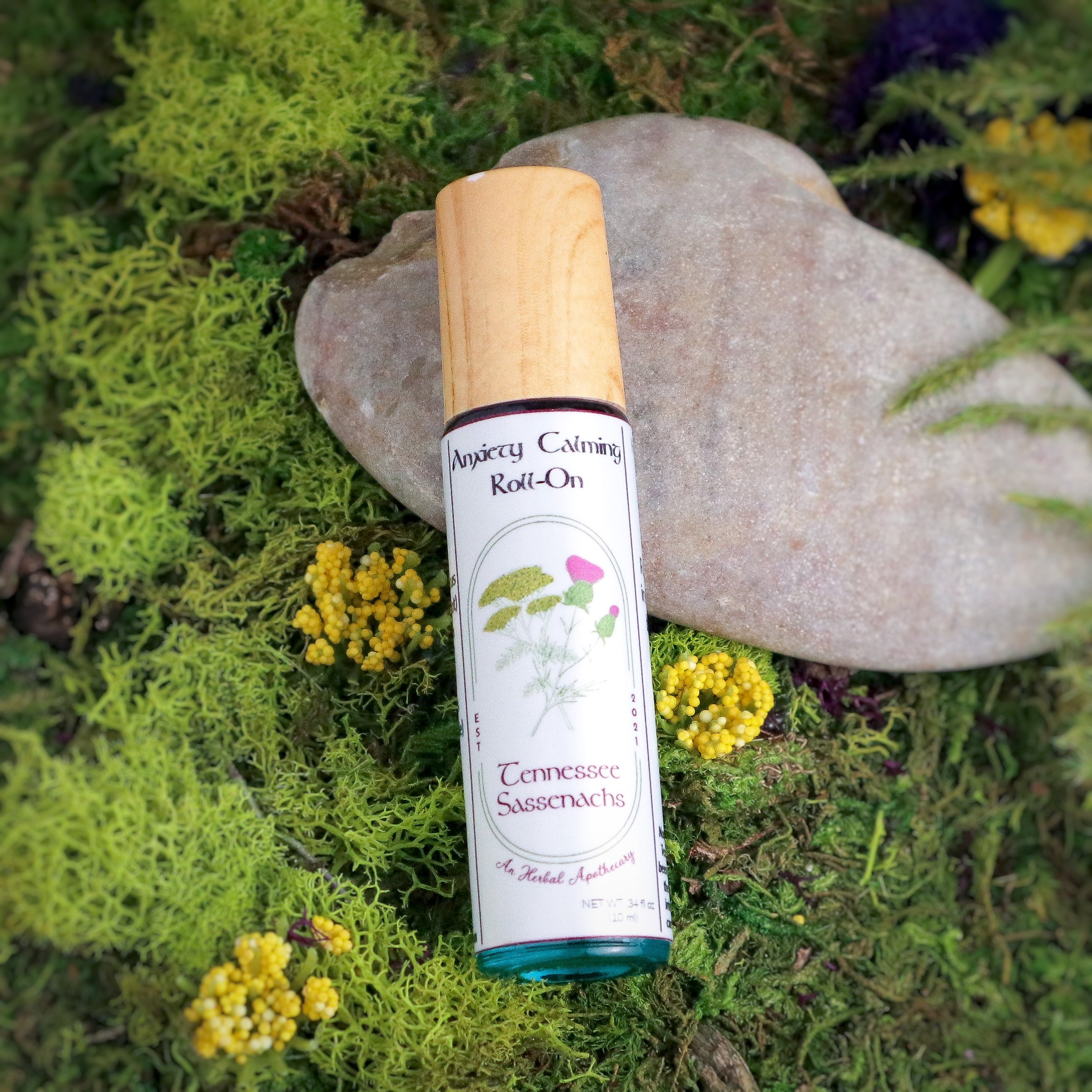 Anxiety Calming Roller/Inhaler – Tennessee Sassenachs Herbal Apothecary LLC